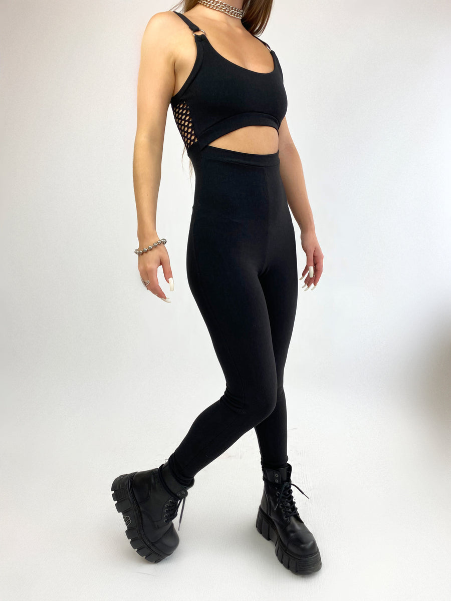 Afterhours Jumpsuit in Black *no mesh* – Modern Vagabond Clothing